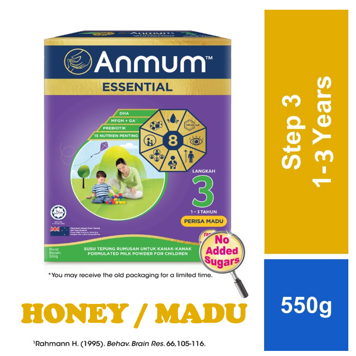 Anmum Essential Step 3 Formulated Milk Powder for Children 1 - 3 Years ...