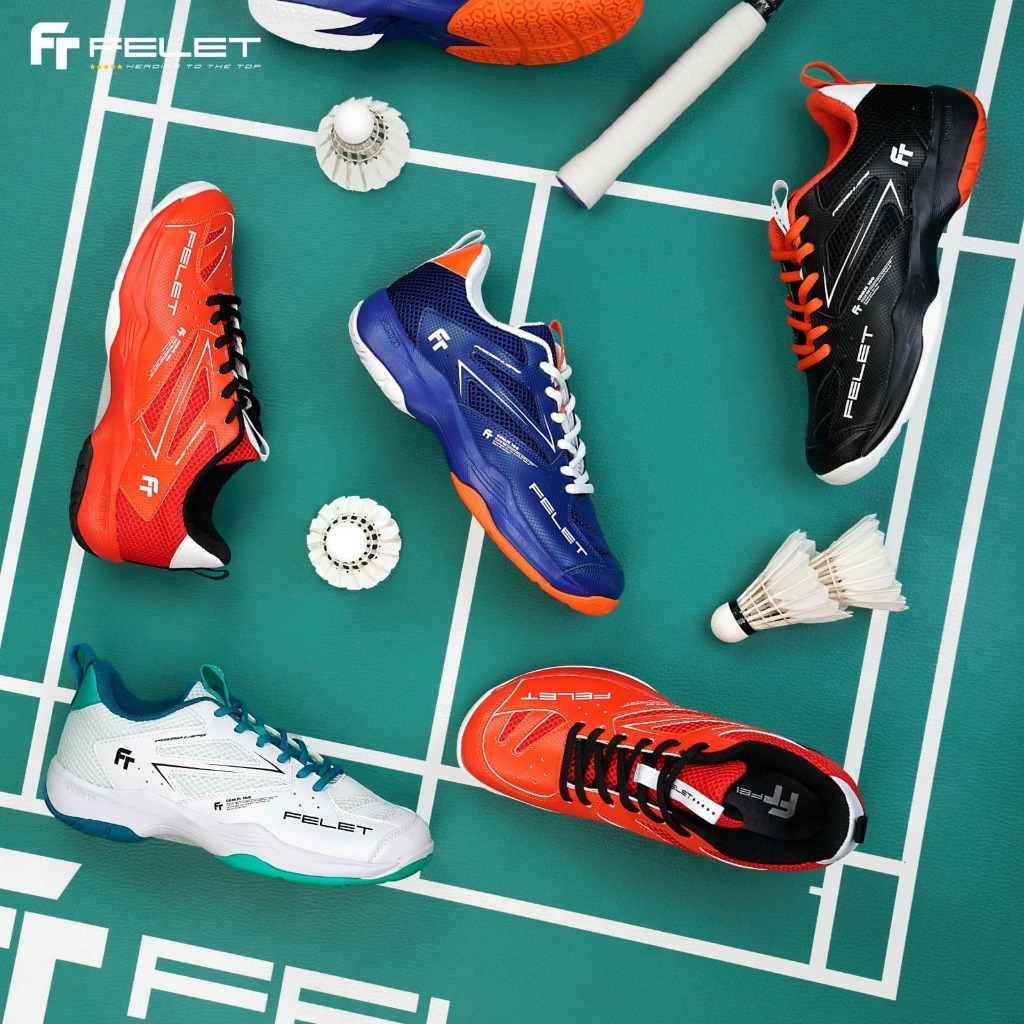 Felet Comfi 100 Unisex Badminton Shoes [Free Gift] | Shopee Malaysia