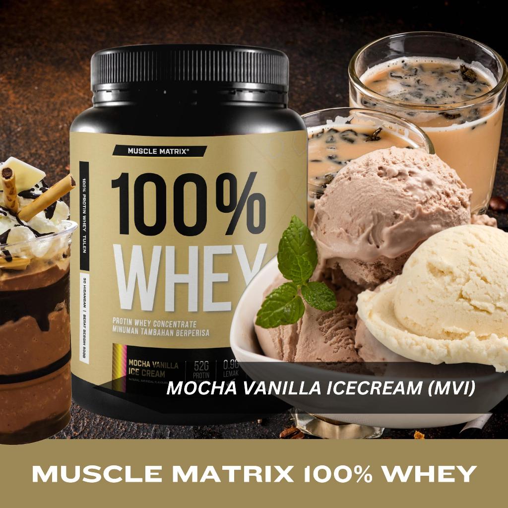 Muscle Matrix 100% Whey 0.9kg (30 Serving) 52% Protein vs Titan Whey ...