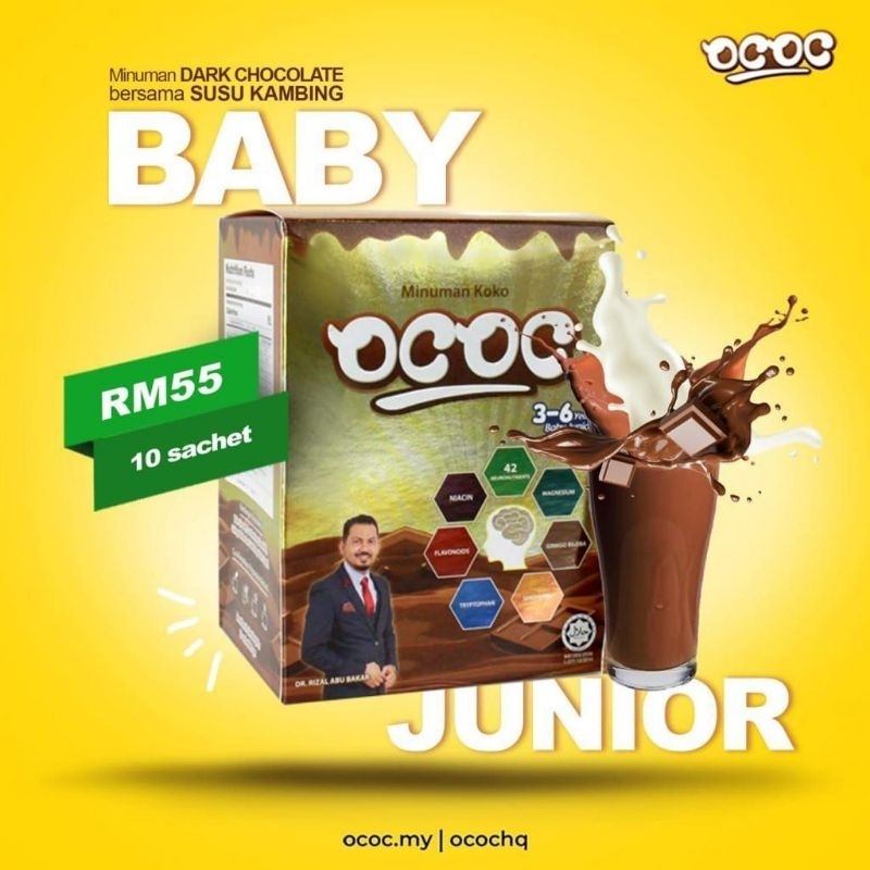 ⭐️With Free Gift ⭐️Baby Junior Coco OCOC TERBAIK Dr Rizal | Shopee Malaysia