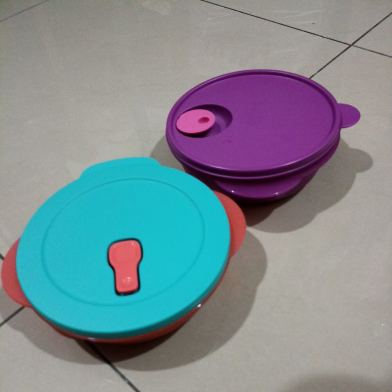 Lunchbox Tupperware Reheatable Crystal Wave (1pc) Suku suku separuh ...
