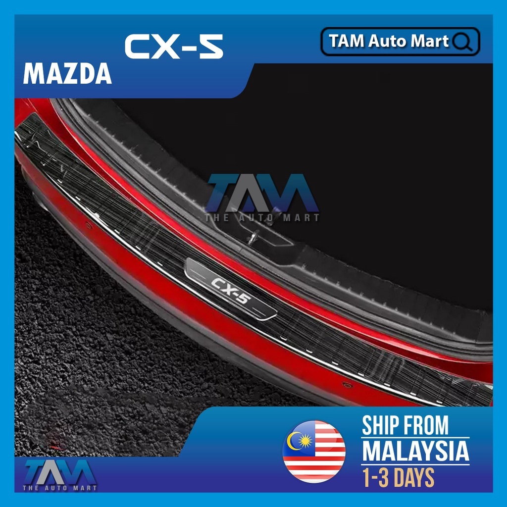 Mazda CX5 CX-5 Rear Bumper Protector-Out In Rear Bumper Guard Trunk ...