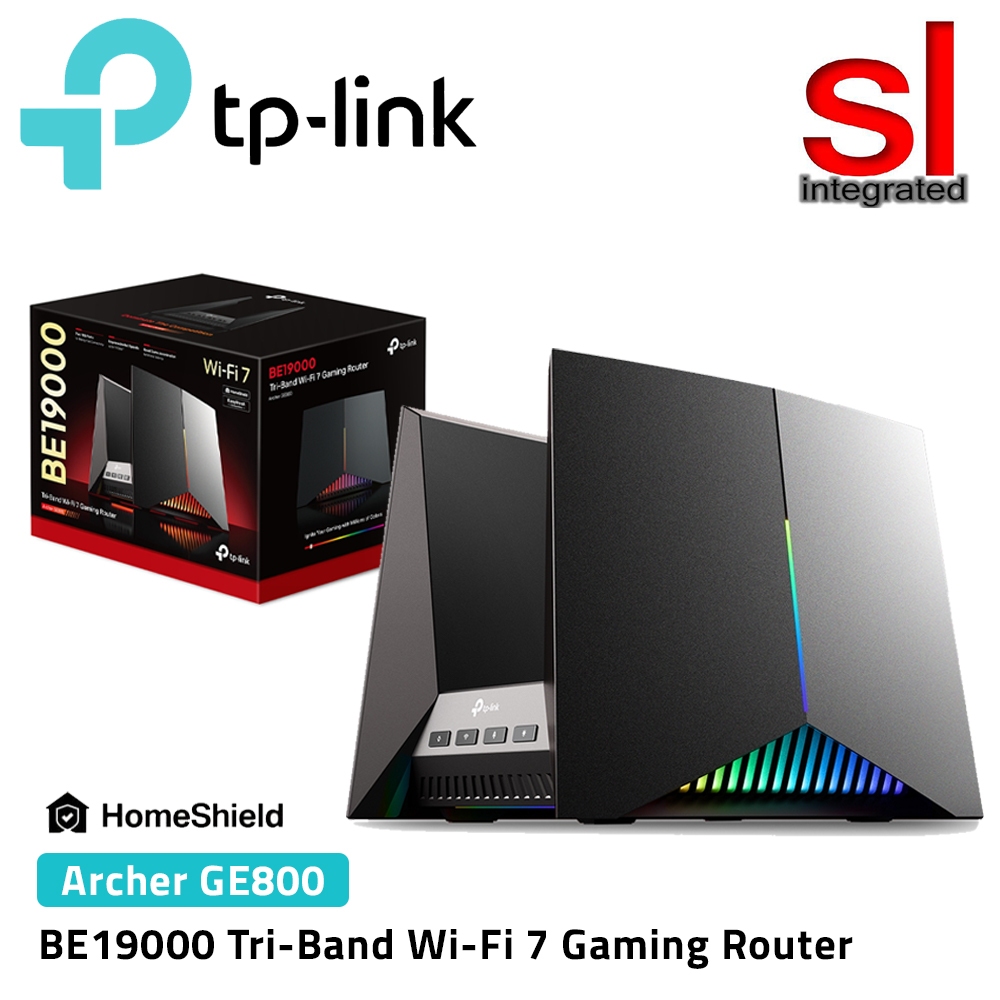 TP-link Archer GE800 BE19000 Tri-Band Wi-Fi 7 Gaming Router | Shopee ...
