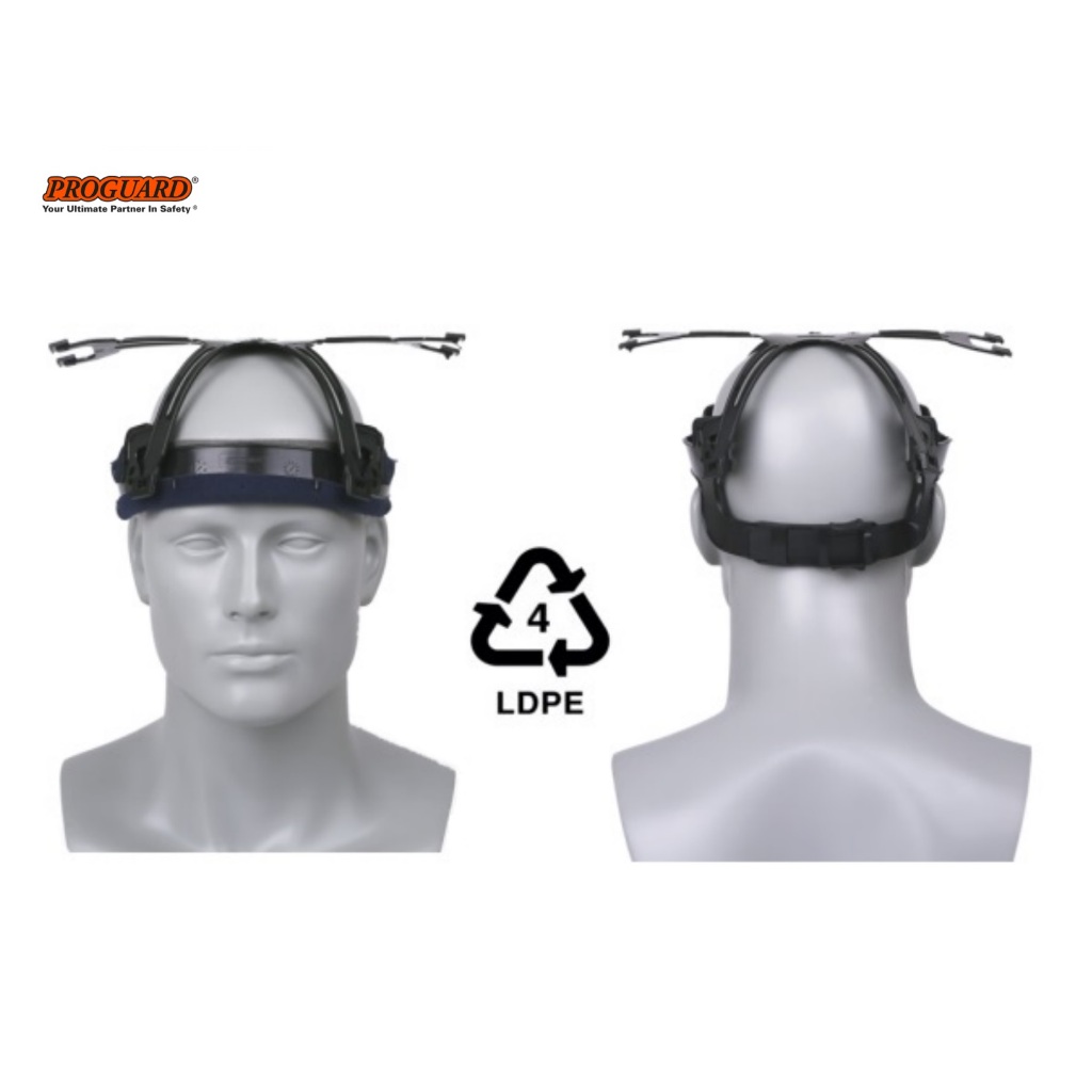 Replacement Swivel Slide Lock LDPE Plastic Safety Helmet Harness HMT ...