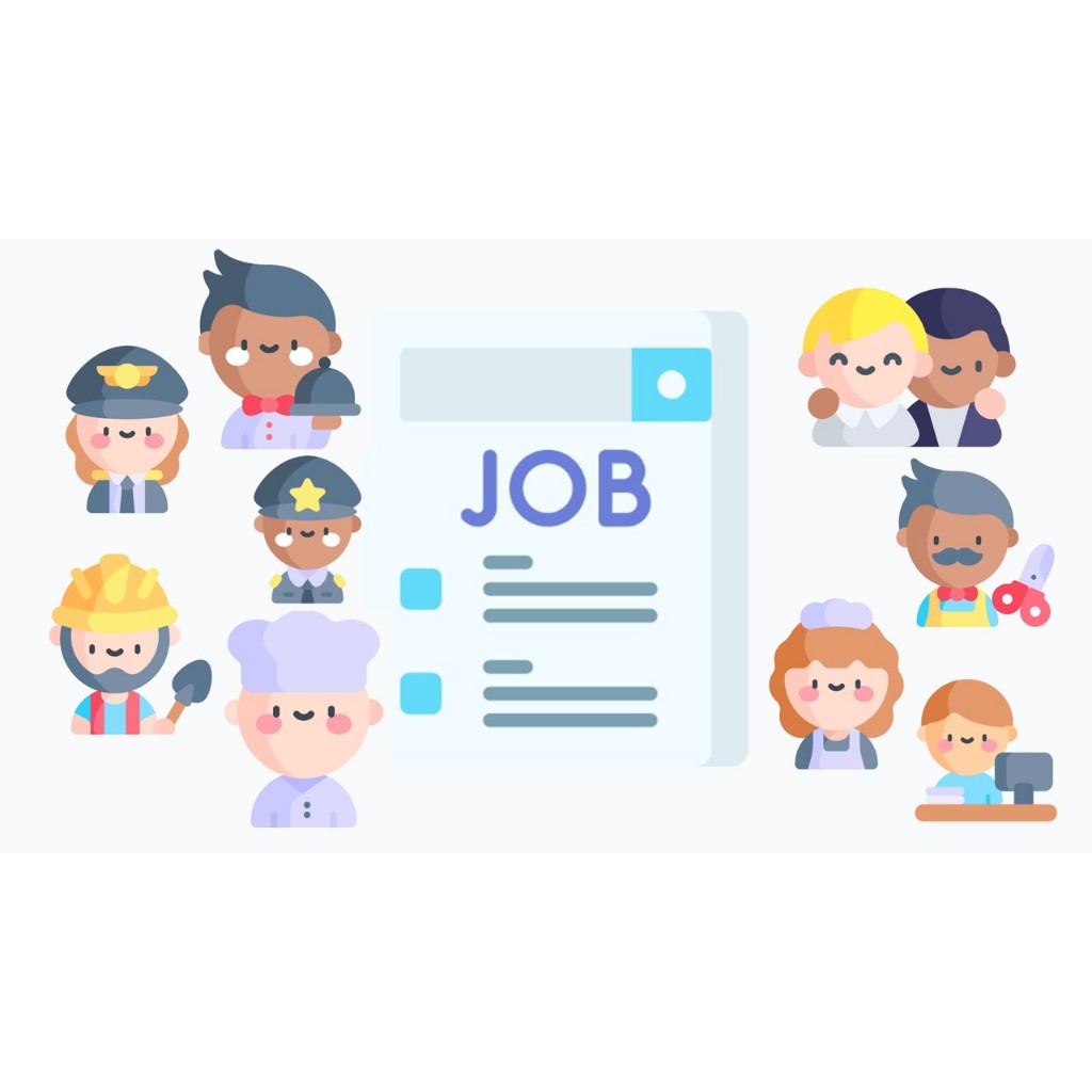 Jobs Busy Book 3 in 1 (Flash Card + Busy Book - Picture & Word version ...