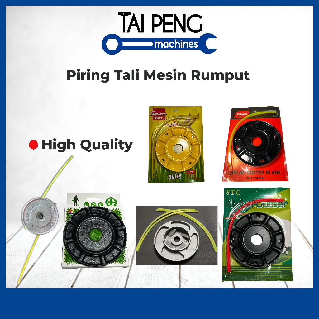 Heavy Duty Brush Cutter Trimmer Plate (Nylon) / Piring Mesin Rumput ...