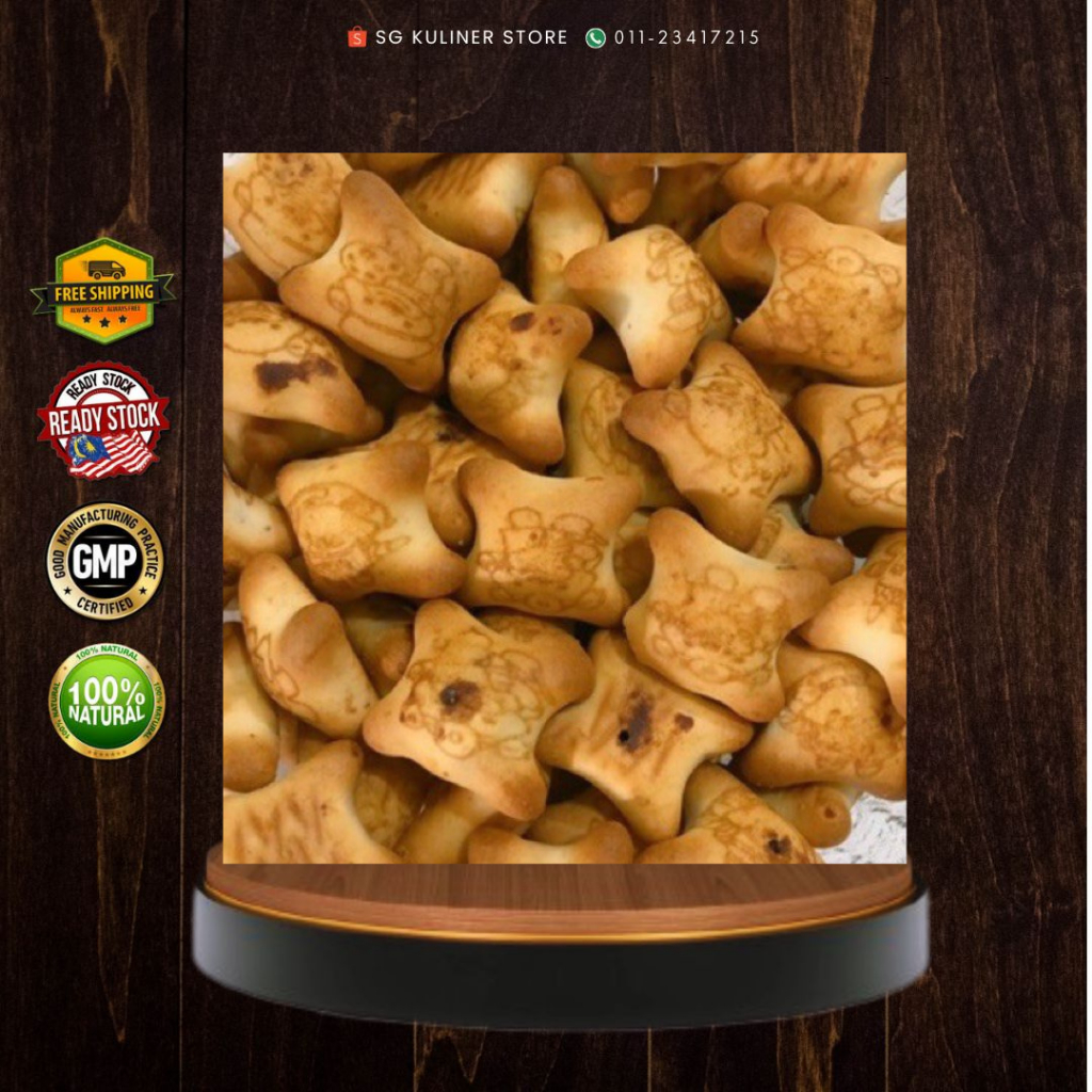 BISKUT CHOCO BEAR/ STRAWBERY/ DOUBLE CHOCO BISKUT CHILDHOOD | Shopee ...