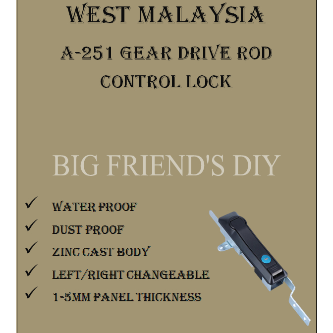 Lock A-251 MS460 Switchboard Panel Lock Weather Proof Panel Lock ...
