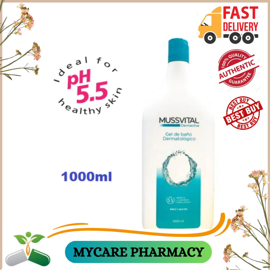 MUSSVITAL DERMACTIVE DERMATOLOGICAL SHOWER GEL 1000ML | Shopee Malaysia