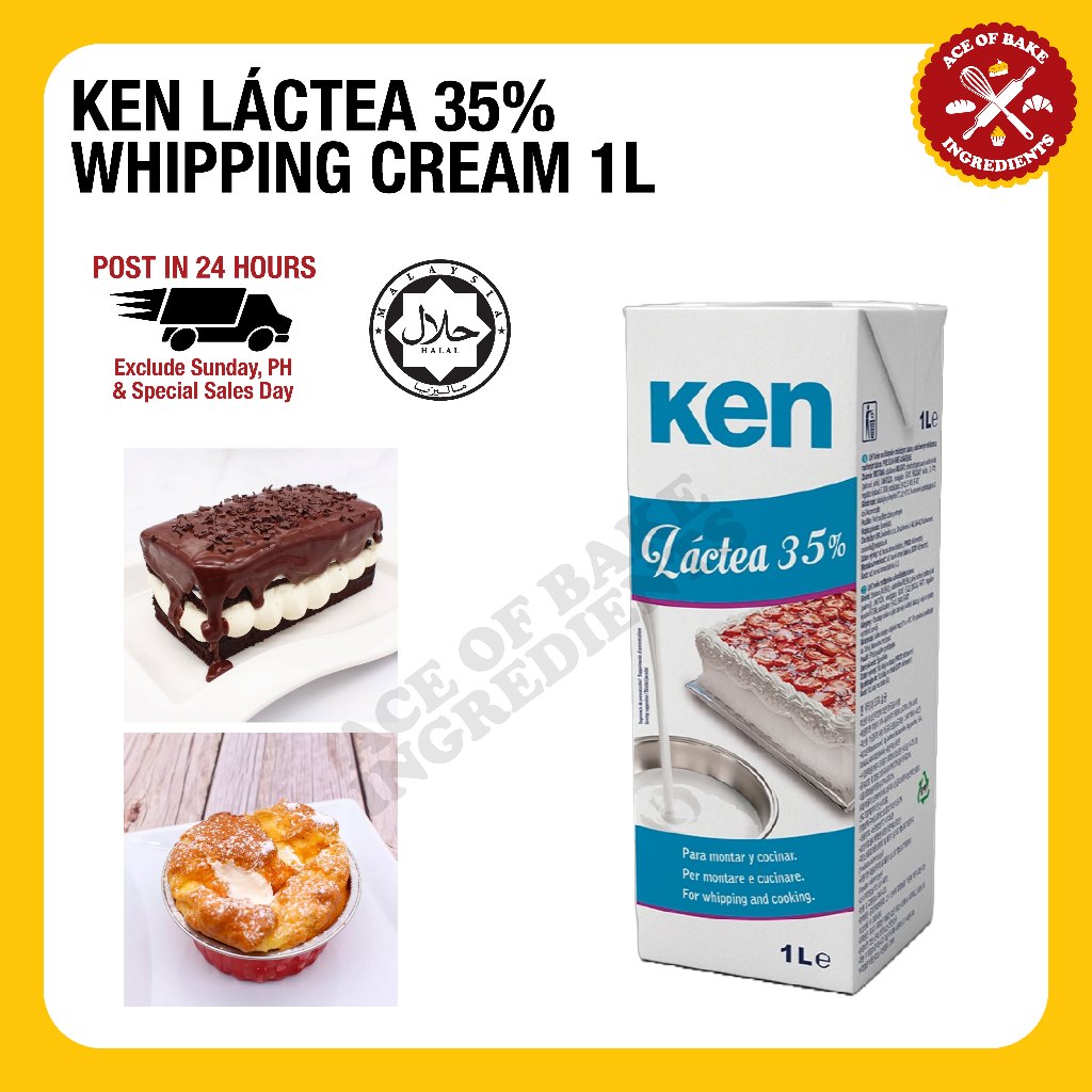 Ken Láctea 35% Whipping Cream 1L | Shopee Malaysia