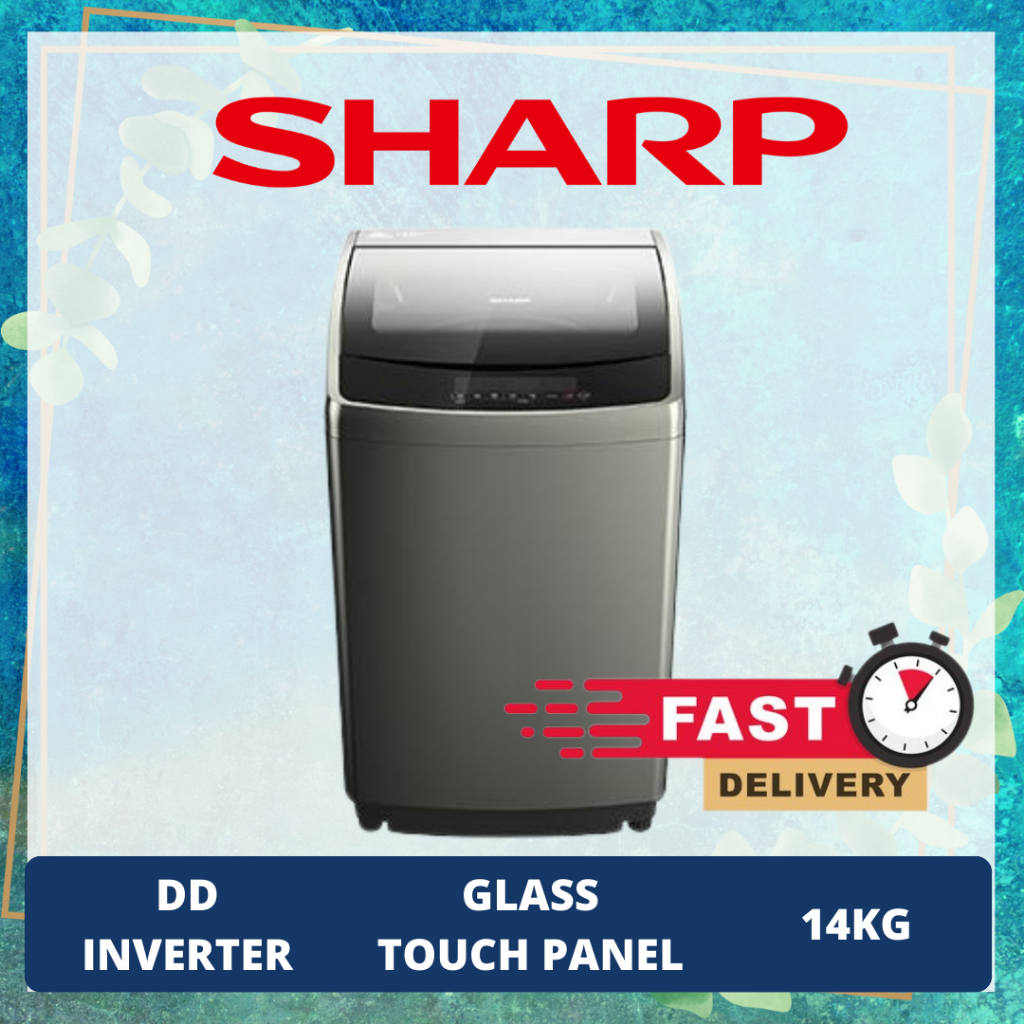 Sharp Full Auto Top Load Washing Machine 7.5kg / 8.5kg / 10.5kg / 15.5kg / 20kg Mesin Basuh ...
