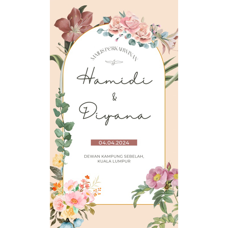 Kad Digital Murah Wedding Card Digital Kad Kahwin Digital Video Kad ...