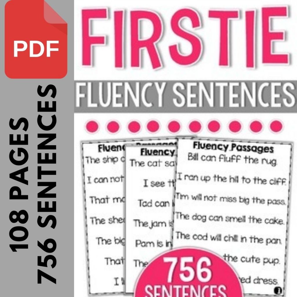 195 (PDF) Firstie Fluency Reading Sentences I Guided reading ...