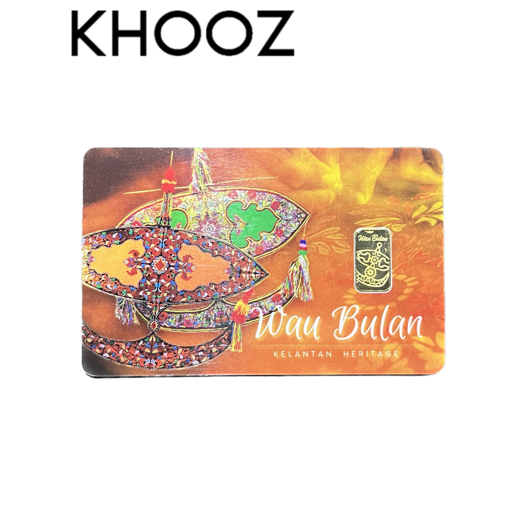 KHOOZ 999.9/24K Pure Gold Wau Bulan Gold Bar (0.25g) | Shopee Malaysia