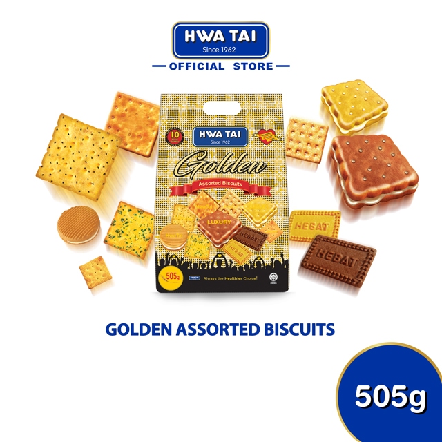 HWA TAI Golden Assorted Biscuits (505g) | Shopee Malaysia