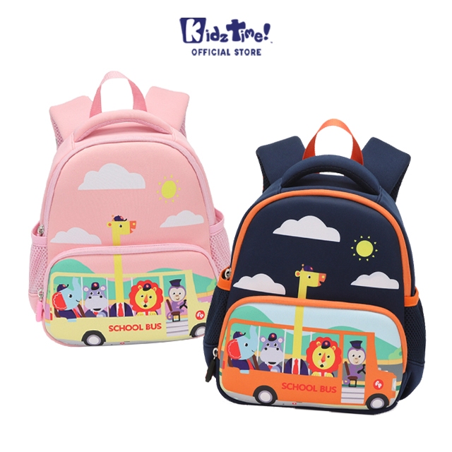 Kidztime Children Cute School Bus Multi-Layer Multi Deck Anti Lost ...
