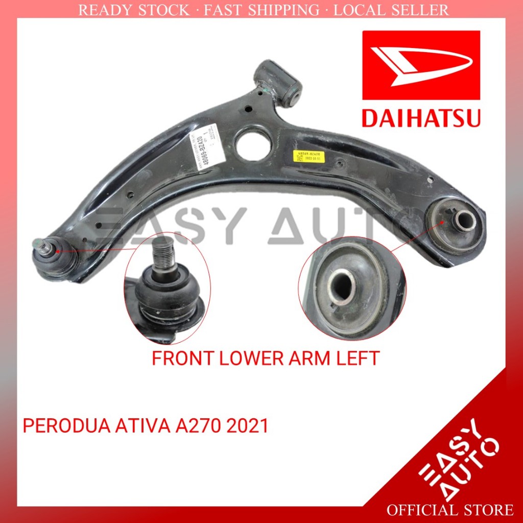 PERODUA ATIVA - 48069-BZ420 FRONT LOWER ARM LEFT ( EASY AUTO ) | Shopee ...