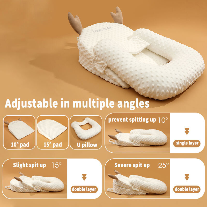 Baby pillow anti-spill milk pillow Baby Feeding Mattresses tilam ...