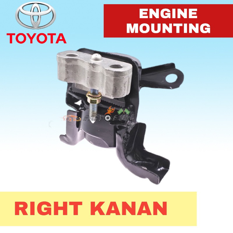 Original TOYOTA Engine Mounting Set - Toyota Wish ZGE20 1.8 (2009-2016 ...