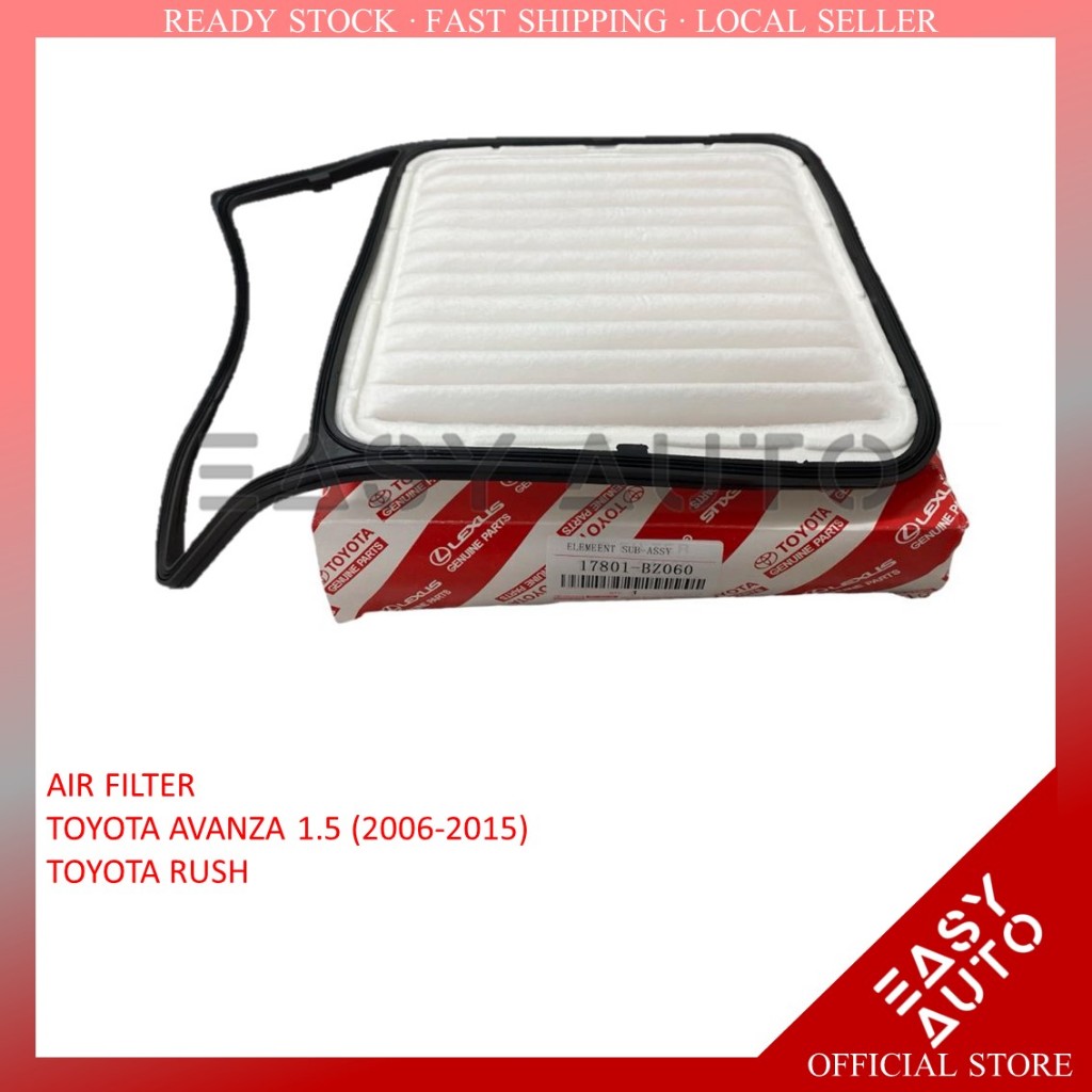 TOYOTA AVANZA 1.5 (2006-2015) / RUSH - 17801-BZ060 AIR FILTER ( EASY ...