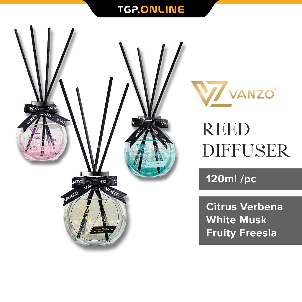 Vanzo Reed Diffuser Home Perfume Pewangi Rumah 居家扩香健康精致香氛 ( 120ml ...