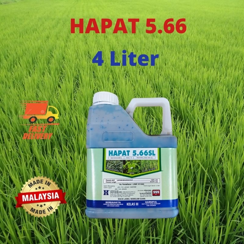 HAPAT 4Liter Pengganti Kopi O Racun Rumput Cepat Mati Sama KENPAT TEPAT ...