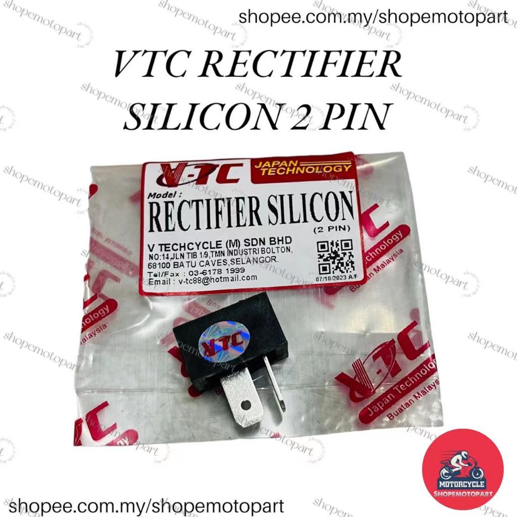 SILICONE RECTIFIER DIODE ASSY (2 PIN) YAMAHA Y15 Y15ZR/ Y16 Y16ZR/ LC ...