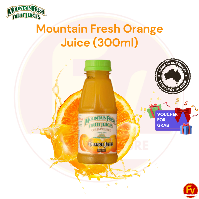 Mountain Fresh Fruit Juices - Orange Juice (300ml) / 山鲜果汁-橙汁 (300ml ...