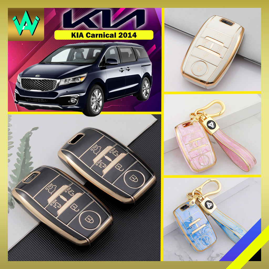 Kia Carnival 2014 Key Cover Case Casing Holder Sarung Kunci Kereta KIA ...