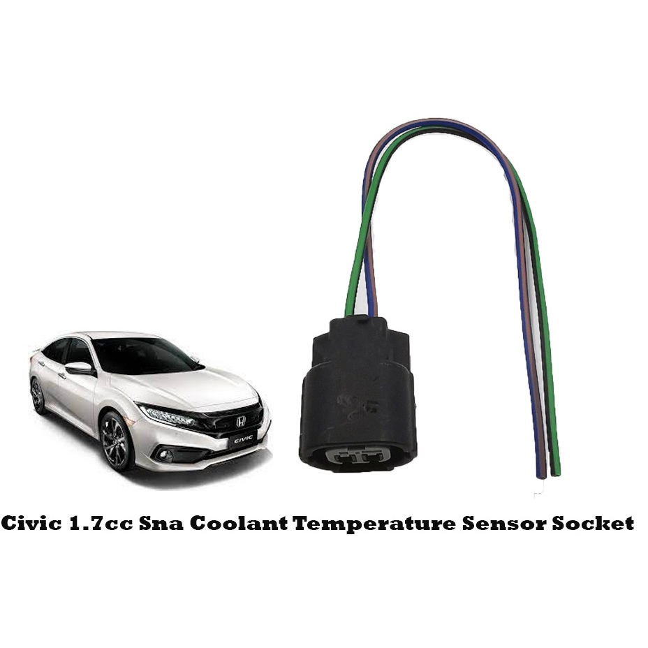 Honda Civic 1.7cc Sna Coolant Temperature Sensor Socket 2 Pin | Shopee ...
