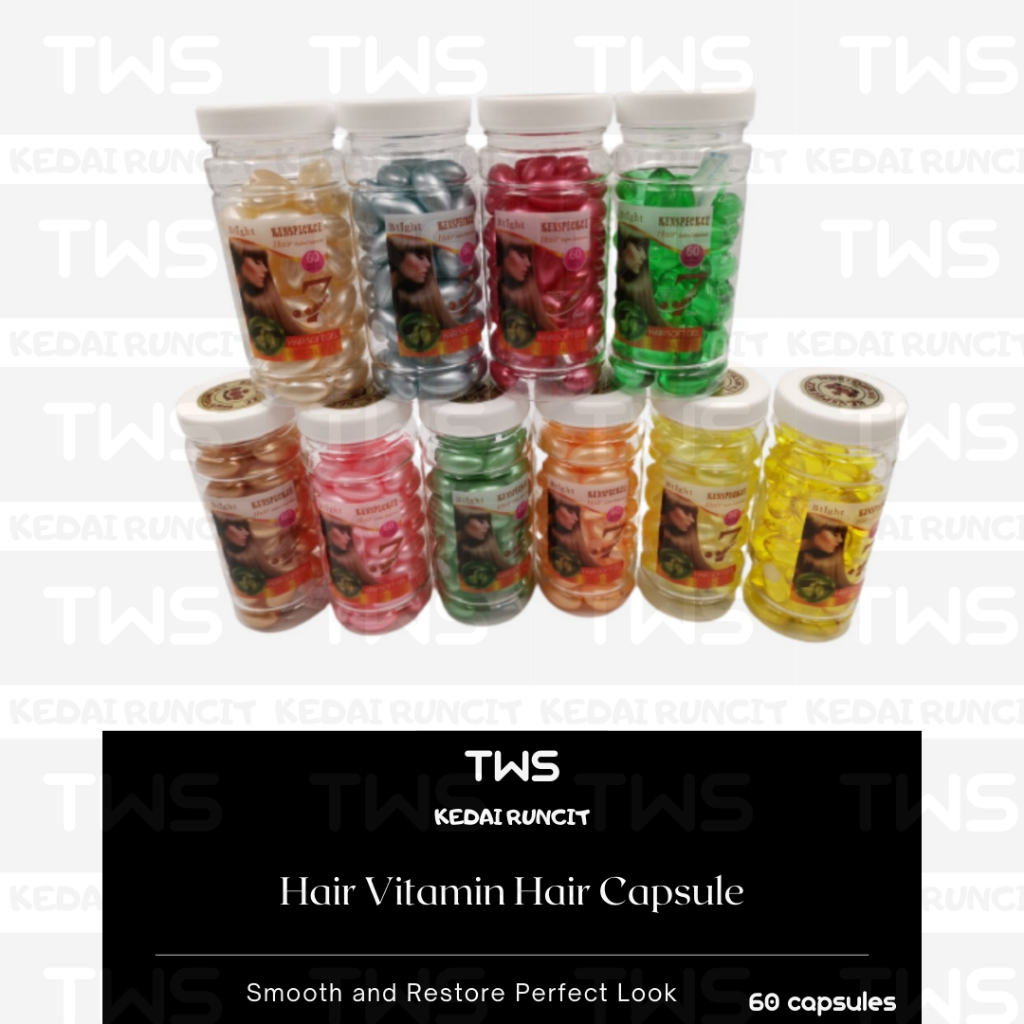 Hair Vitamin Hair Capsule Vitamin Hair Serum Hair Oil 1x60pcs | Shopee ...