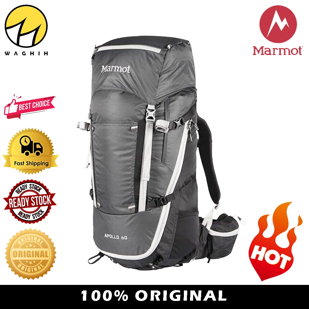 🔥100% ORIGINAL🔥 MARMOT APOLLO 60 LITER HIKING MOUNTAIN CAMPING BACKPACK ...