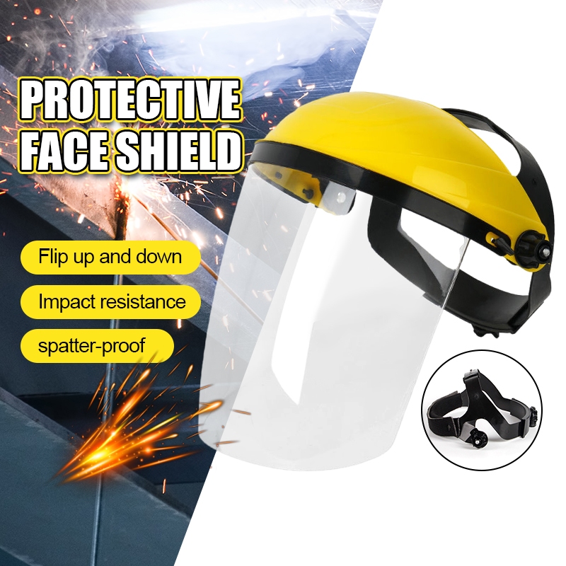 1PCS Clear Full Safety Face Shield Coer Anti Spitting Dust Cover Work ...