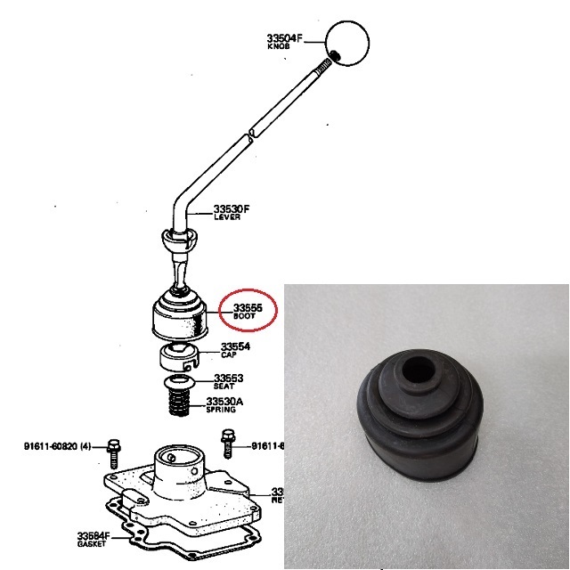 TOYOTA LAND CRUISER MULTIPLE MODELS SHIFT LEVER BOOT | Shopee Malaysia