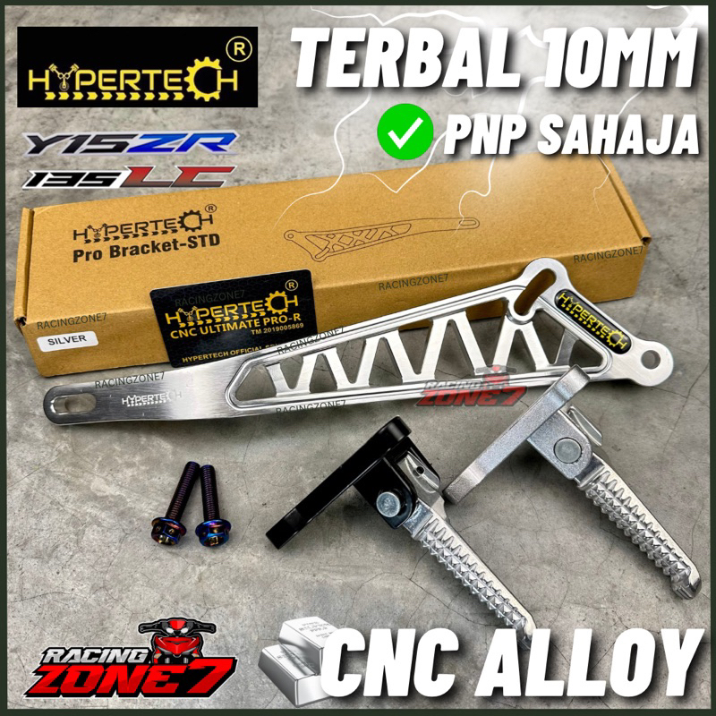 HYPERTECH EXHAUST BRACKET CNC 10MM Y15/Y16/LC135 STD CUTTING EXHAUST ...