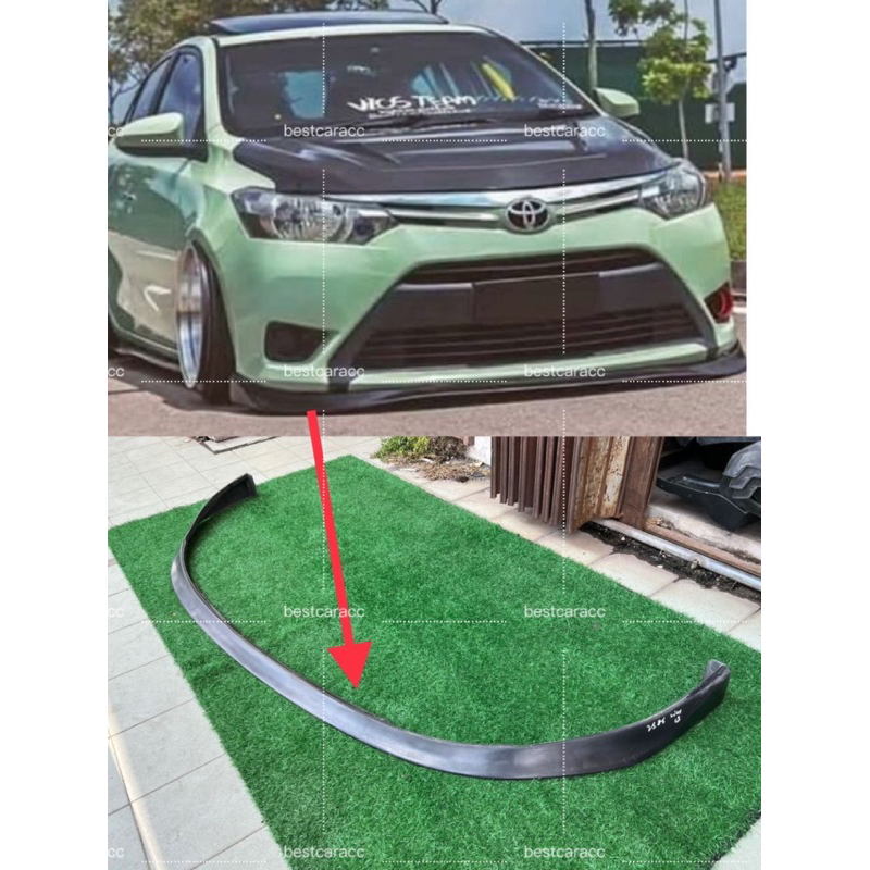 🔥Toyota Vios NCP150 2013-2018 Front Thai Lips ( PU QUALITY ) N O PSINT ...
