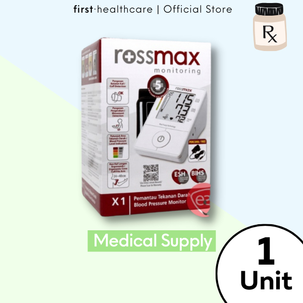 [READY STOCK!] Rossmax X1 Blood Pressure Monitor with Free Adaptor 5 ...