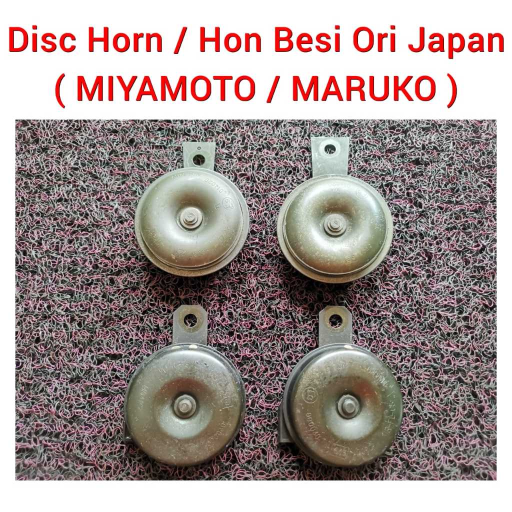 Disc Horn / Hon Disc ( MIYAMOTO / MARUKO ) High & Low Tone / Car Horn ...