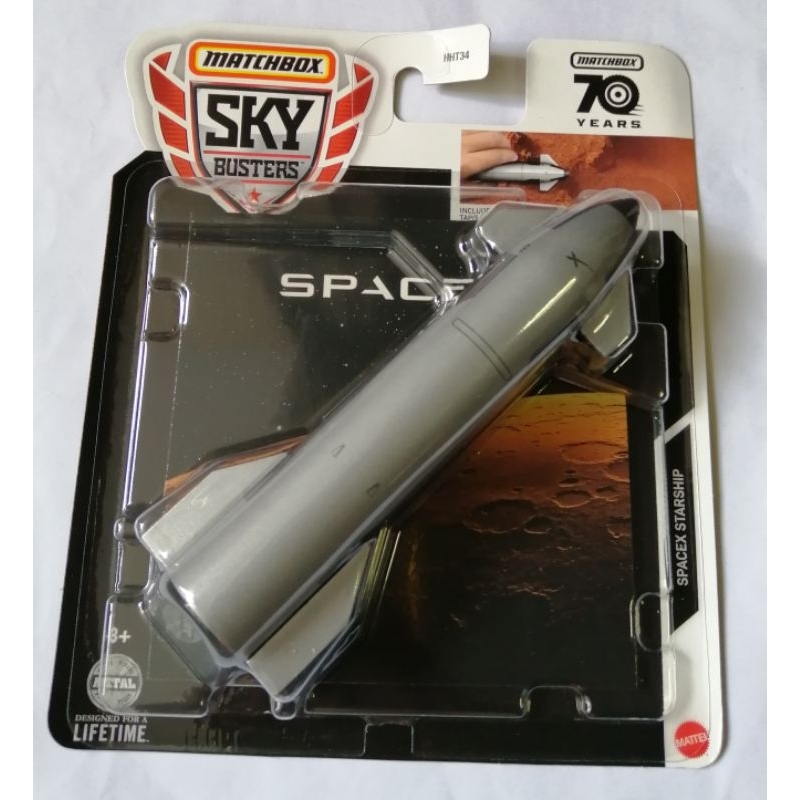 Matchbox 70Years Sky Busters Spacex Starship 2023 Edition | Shopee Malaysia