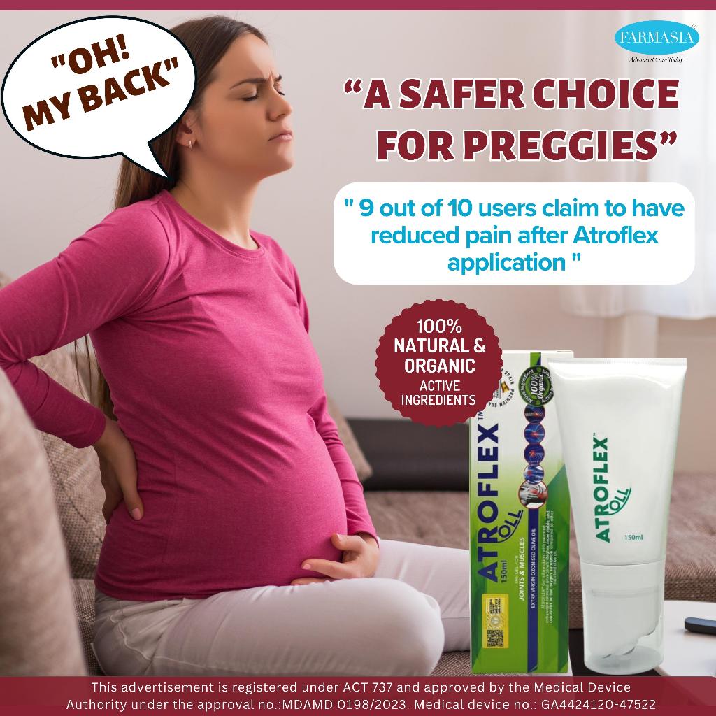 (HQ) ATROFLEX ROLL 150ml Extra Virgin Ozonised Olive Oil for Knee ...
