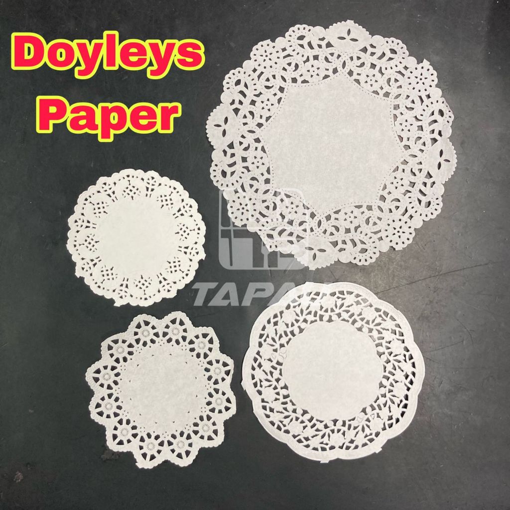 TAPAU - Doyleys Paper [ 220pcs± ] Doyley Dolly Doily Paper - Kertas ...