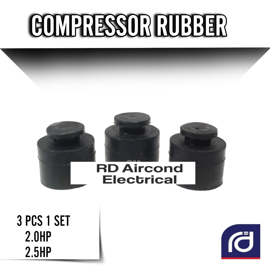 RD AIRCOND - AIRCOND OUTDOOR COMPRESSOR RUBBER 2.0HP / 2.5HP | Shopee ...