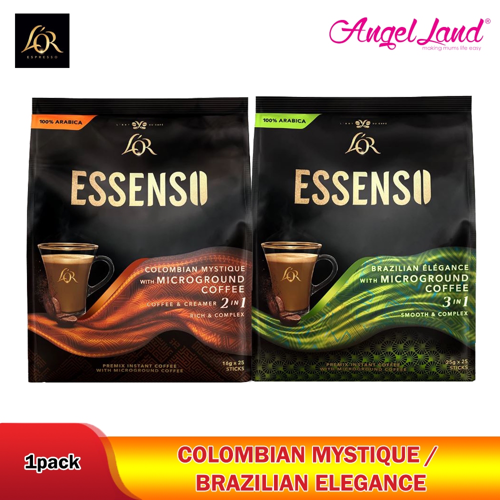 L'OR ESSENSO Microground Coffee 3in1 Brazilian Elegance / Colombian ...