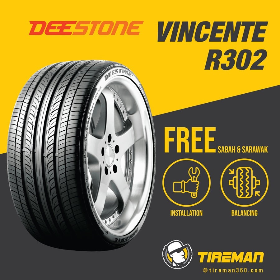 Deestone Nakara R302 15 16 17 Inch Tayar Tire (FREE INSTALLATION ...