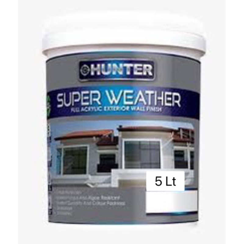 Smart Paint Hunter Super Weather Exterior Weatherbond 5Lt 外墙晴雨漆 Cat ...