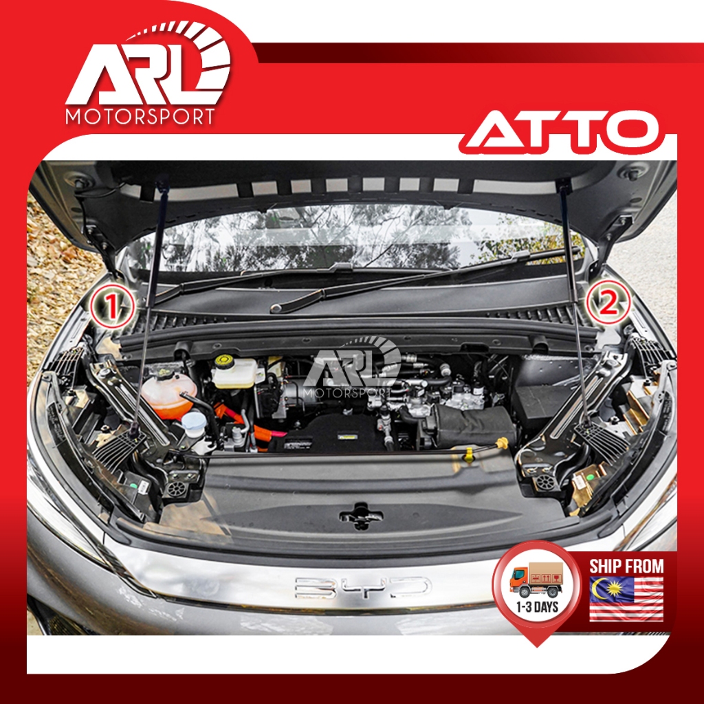 BYD Atto 3 2022 2023 Front Bonnet Hydraulic Hood Bonnet Gas Bonnet ...