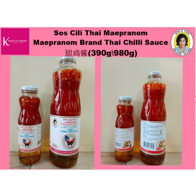 Sos Cili Thai Maepranom\ Maepranom Brand Sweet Chilli Sauce\甜鸡酱 （390g ...