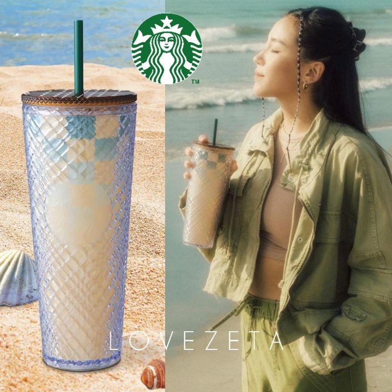 💯🇲🇾 STARBUCKS DESIGNER COLLABS COLD CUP VENTI 710ML [CN-BEIGE ...