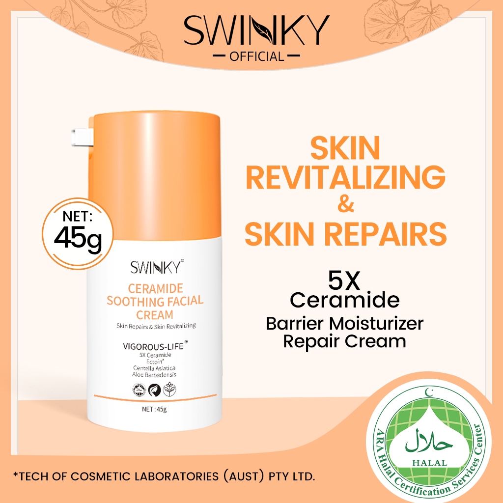 Swinky 5X Ceramide Barrier Moisturizer Repair Cream 40g | Shopee Malaysia