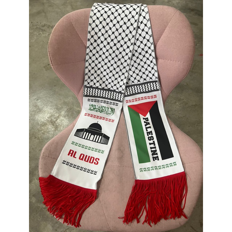🔥🇲🇾READY STOCK🔥 Mafla Selendang Palestine Flag Kuffiya Palestina Shawl ...